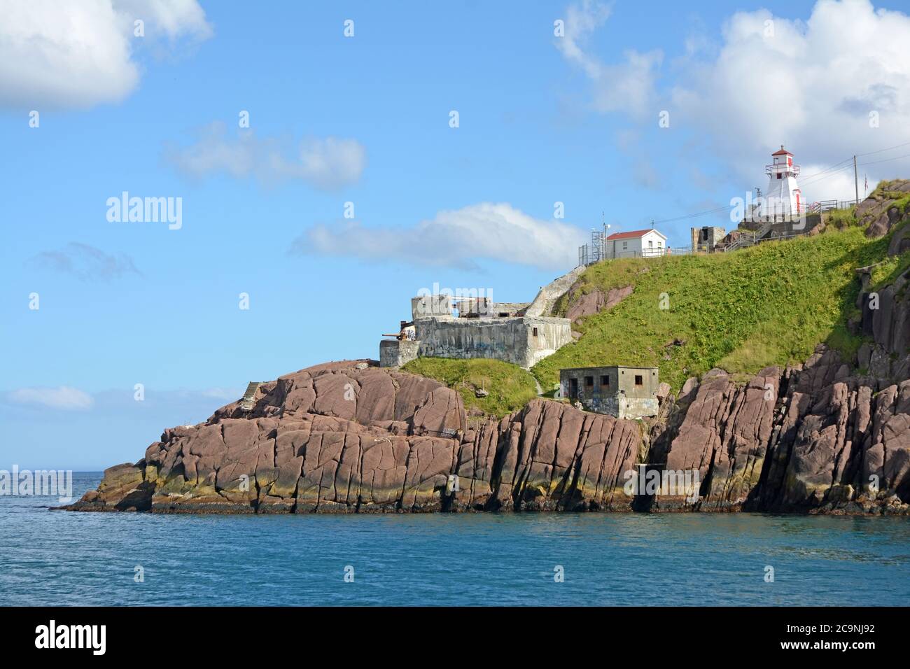 Fort Amherst Lighthouse, St. John's, Newfoundland Stock Photo - Alamy