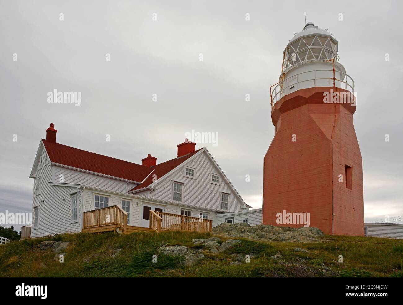 Long Point Lighthouse near Crow Head, Twillingate, newfoundland Stock ...