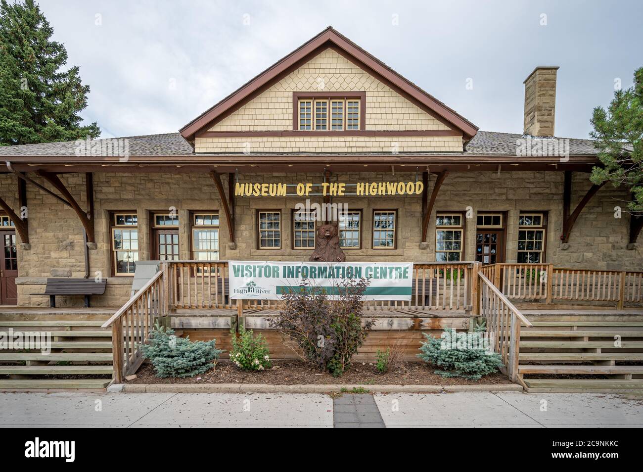 High River, Alberta - August 31, 2020: Museum of the Highwood in High ...