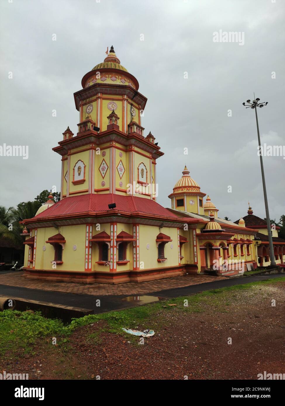Hindu Temples of Arpora Stock Photo - Alamy