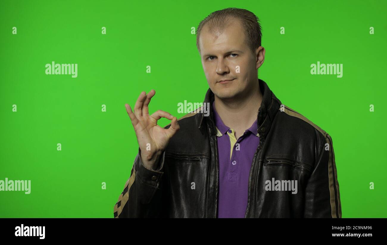 Funny biker face hi-res stock photography and images - Alamy