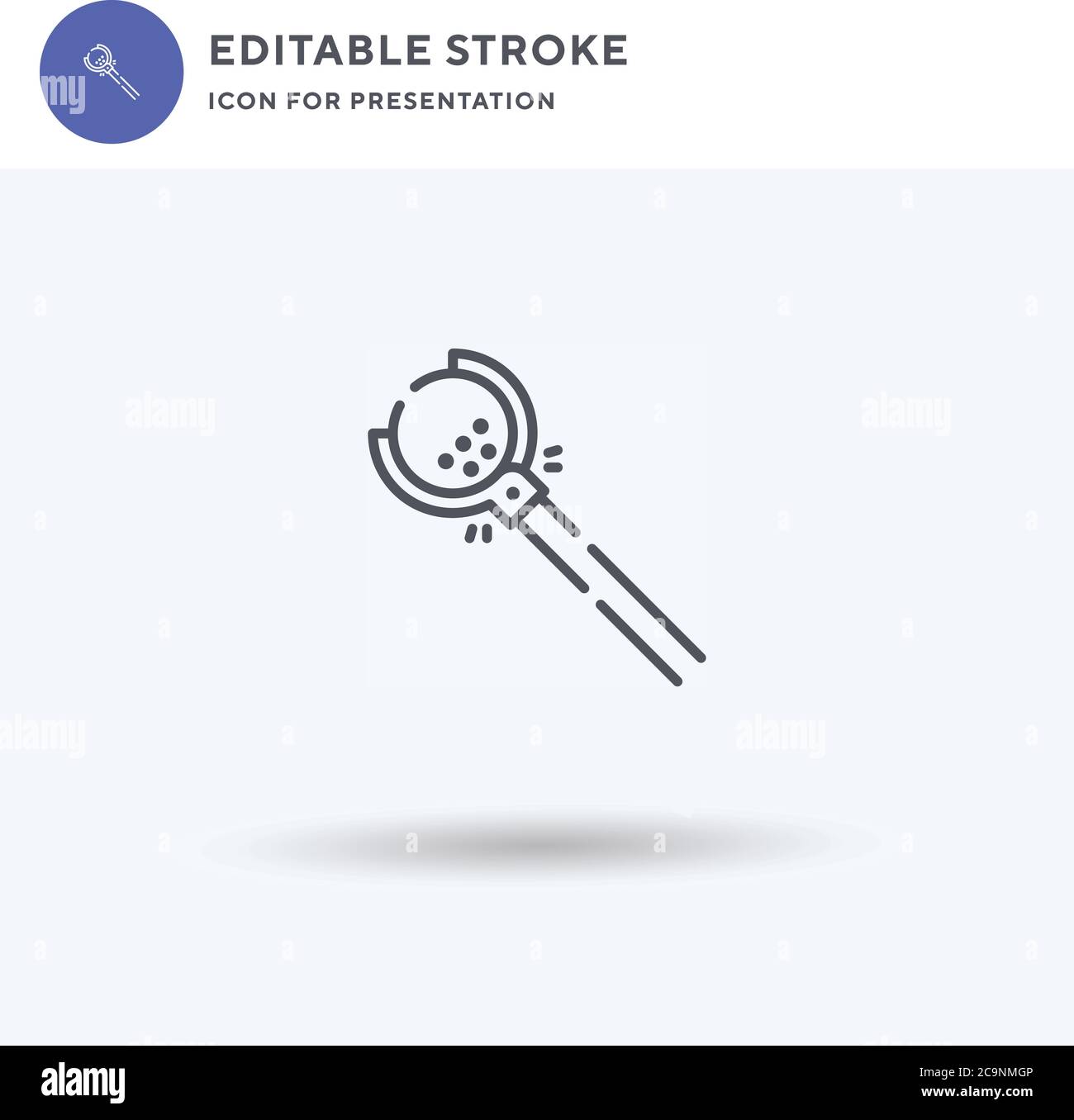 Ball Picker icon vector, filled flat sign, solid pictogram isolated on ...