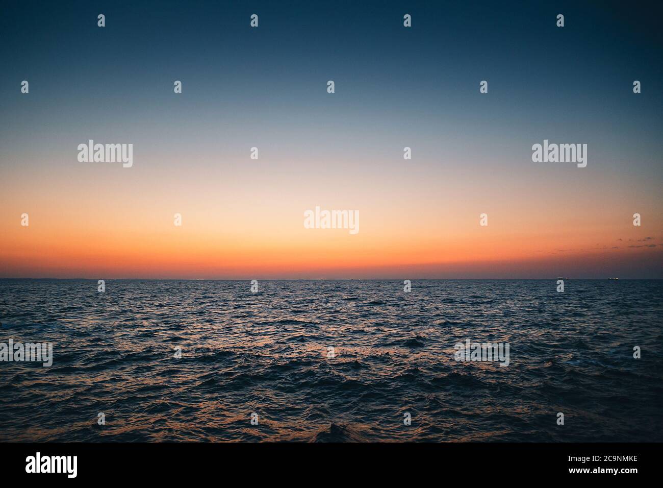 Blue sunrise sky hi-res stock photography and images - Alamy