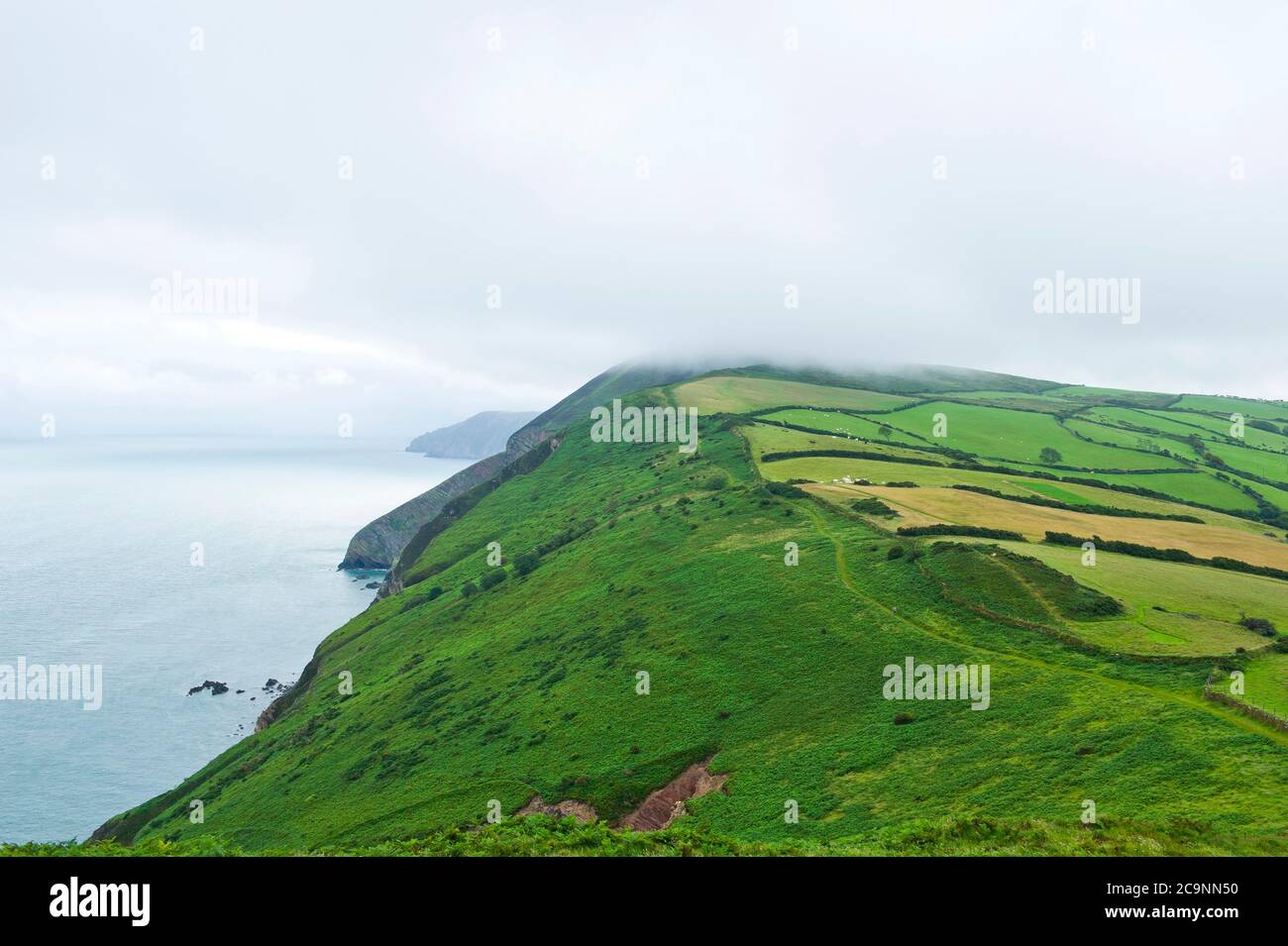 View from Little Hangman, Combe Martin, Devon, England Stock Photo - Alamy
