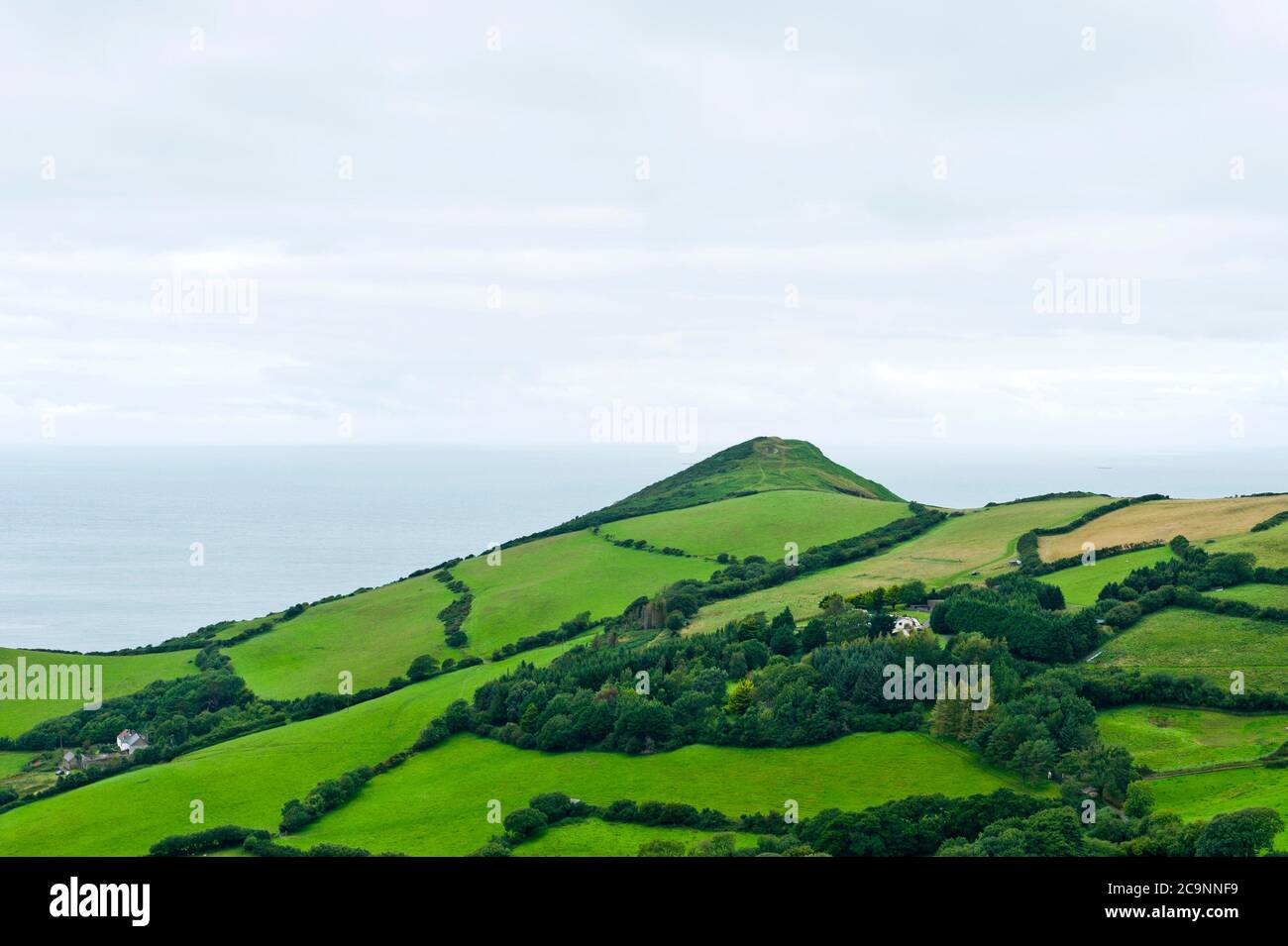 View toward Little Hangman, Combe Martin, Devon, England Stock Photo ...