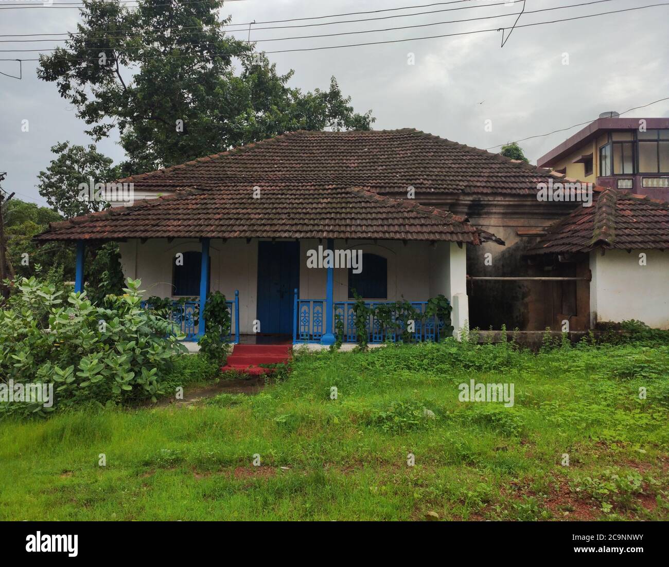 Hindu temples of arpora hi-res stock photography and images - Alamy