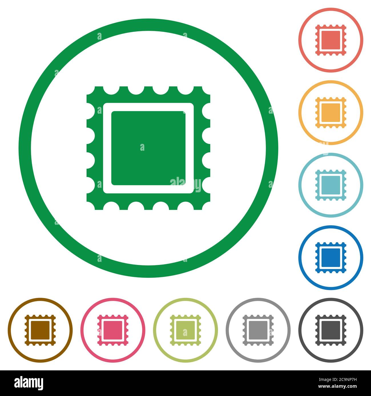 Perforated outlines Stock Vector Images - Alamy