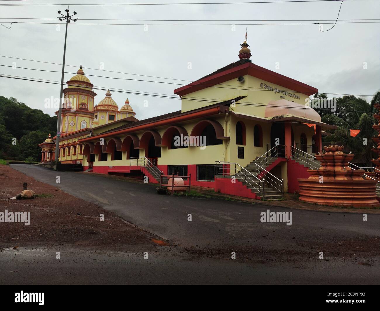 Hindu Temples of Arpora Stock Photo - Alamy