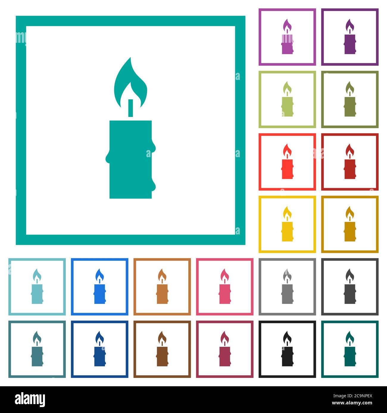 Wax frames Stock Vector Images - Alamy