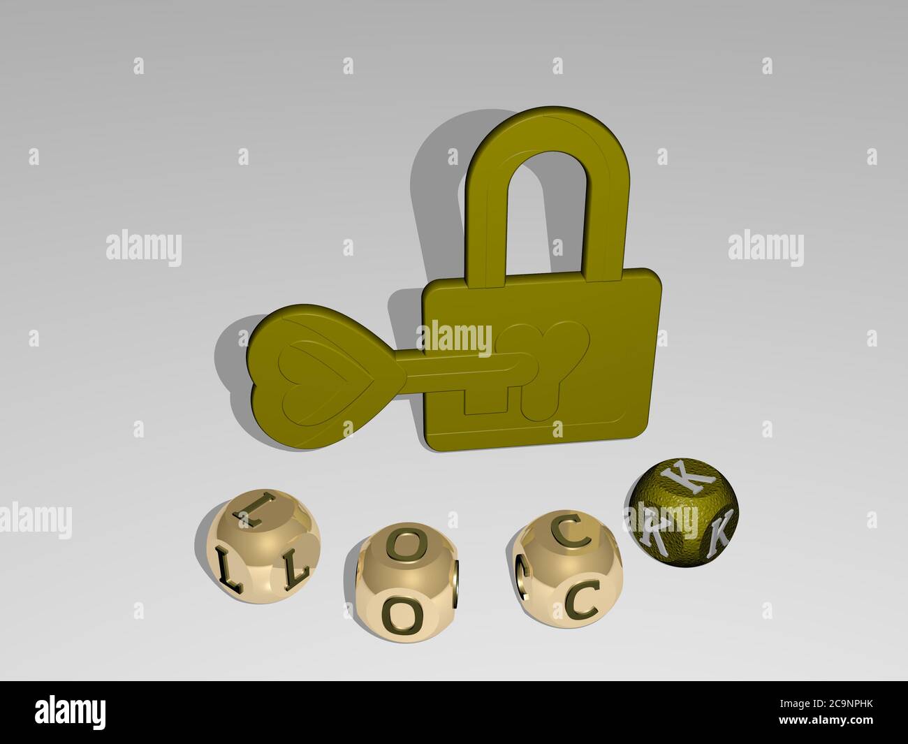 3D graphical image of LOCK vertically along with text built around the ...