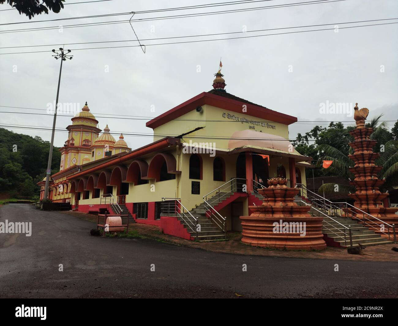Hindu Temples of Arpora Stock Photo - Alamy