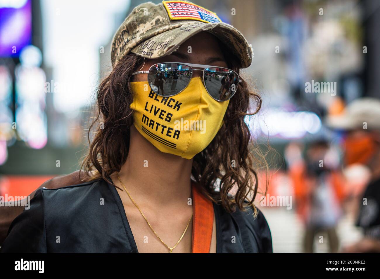 Rev. Kevin McCall and the Crisis Action Center lead a march from Times ...