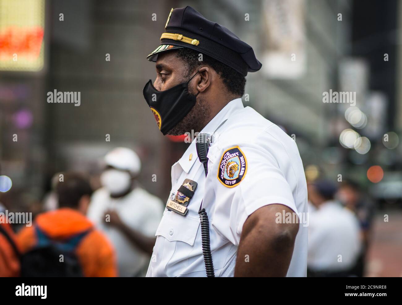 Rev. Kevin McCall and the Crisis Action Center lead a march from Times ...