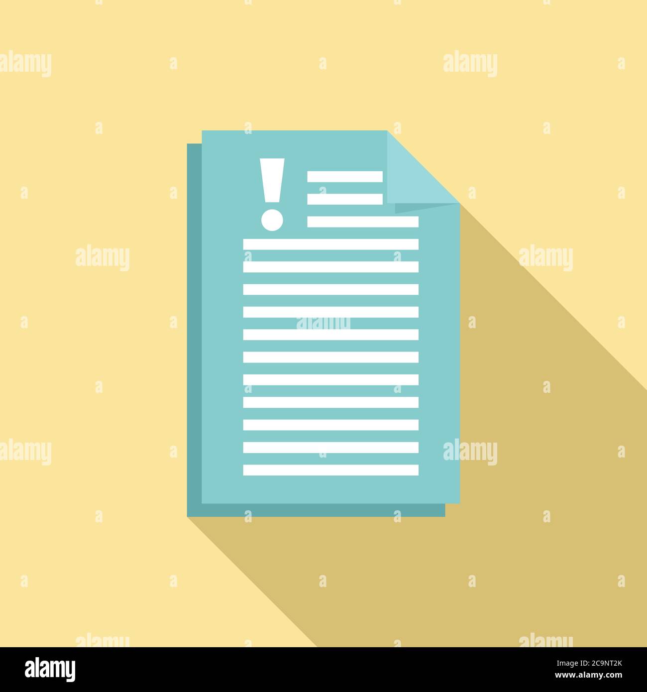 Company paper innovation icon. Flat illustration of company paper ...