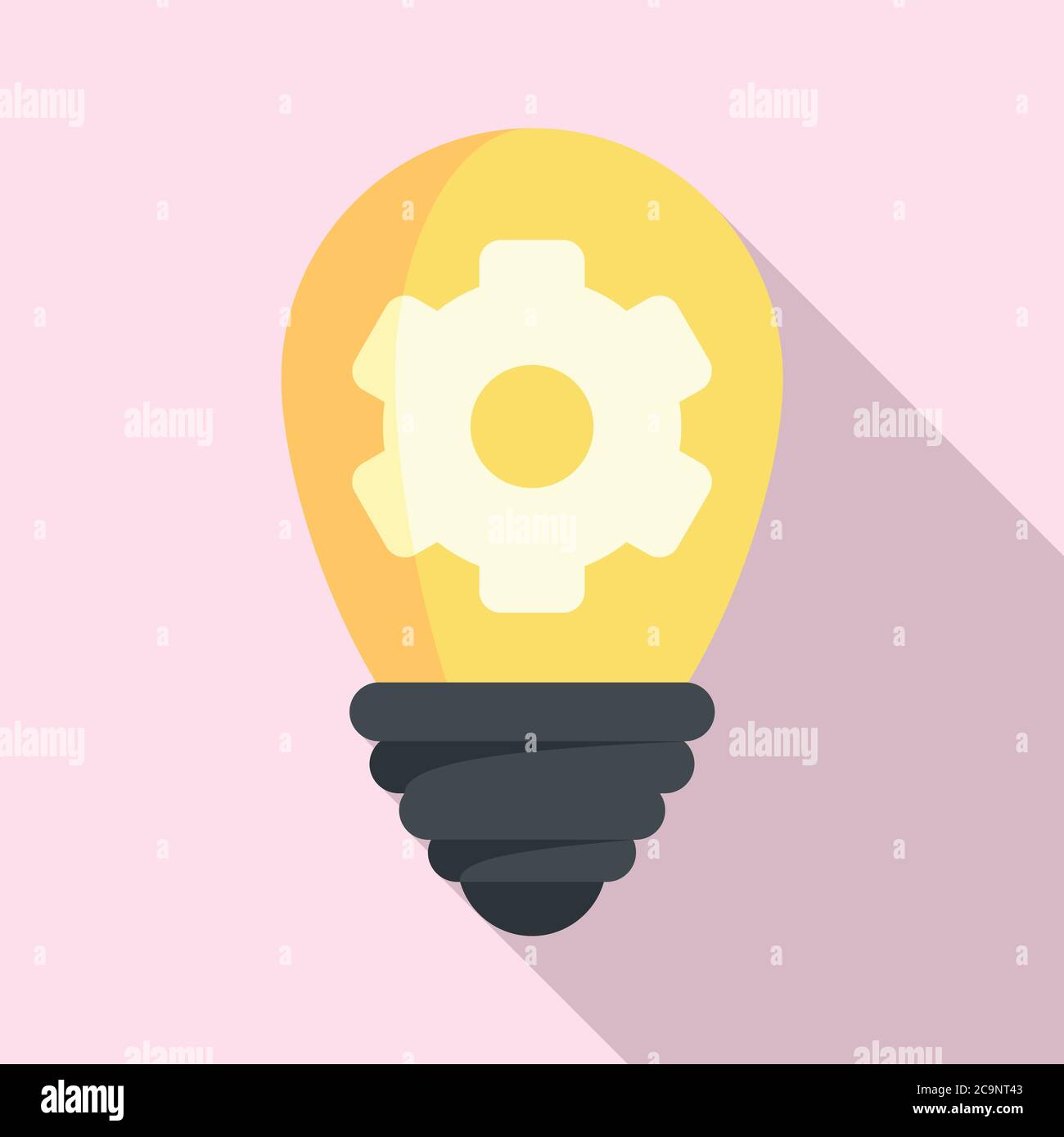 Innovation bulb idea icon. Flat illustration of innovation bulb idea ...
