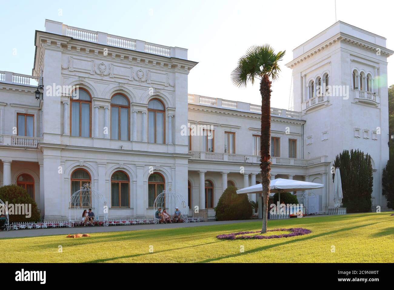 The territory of the Livadia Palace. Crimea Stock Photo - Alamy