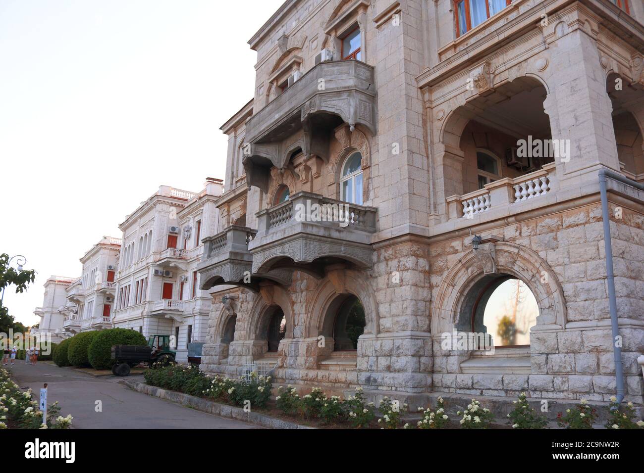 The territory of the Livadia Palace. Crimea Stock Photo - Alamy