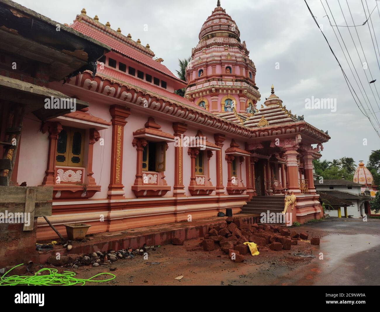 Hindu Temples of Arpora Stock Photo - Alamy