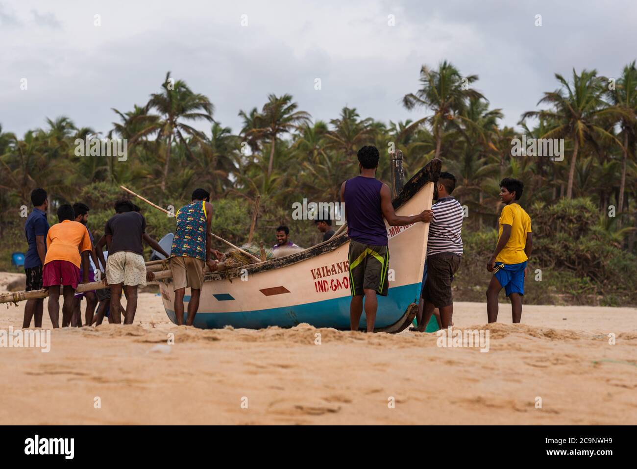 Traditional goan fishing boat hi-res stock photography and images - Alamy