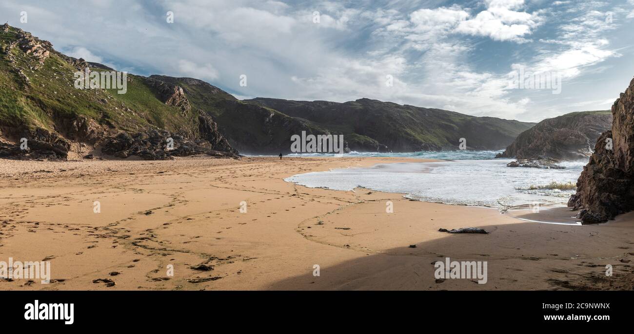 Murder Hole Beach, Boyeeghter bay, Melmore, Donegal, Ireland. Wild ...