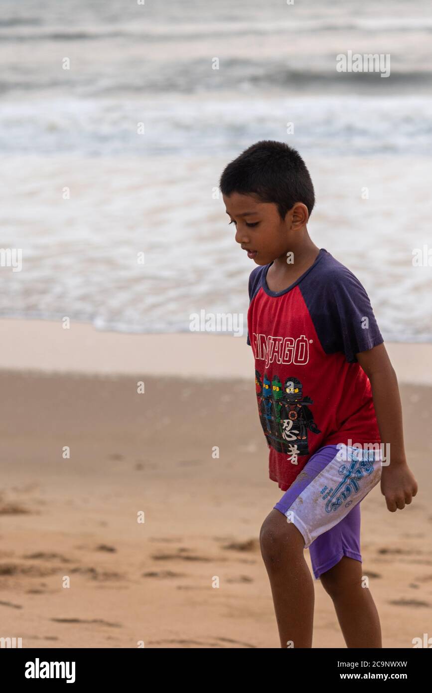 Indian family goa beach playing hi-res stock photography and images - Alamy