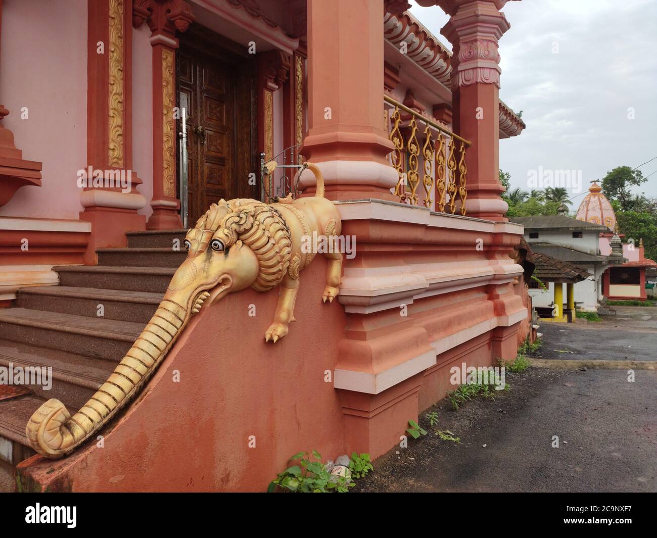 Hindu Temples of Arpora Stock Photo - Alamy