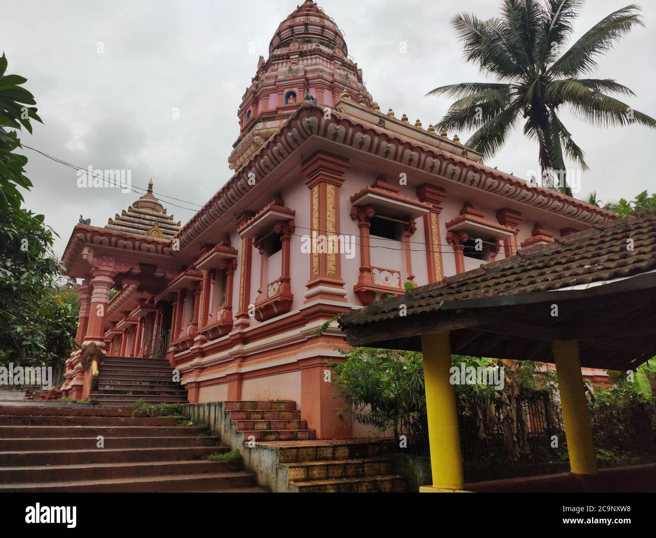 Hindu temples of arpora hi-res stock photography and images - Alamy