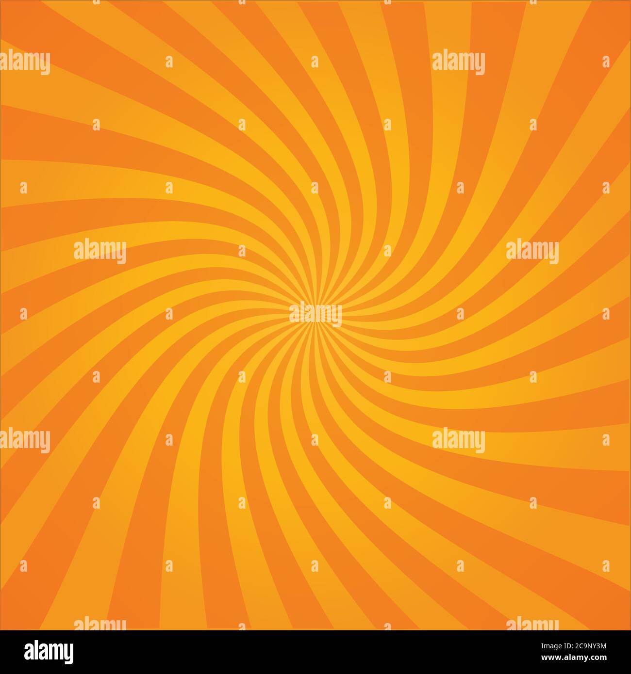 Vector illustration background of retro comic book style striped spiral ...