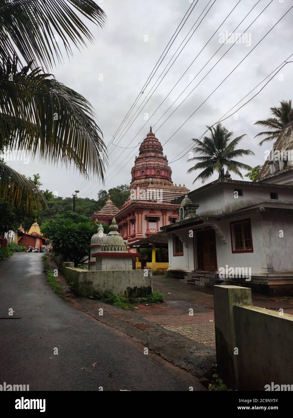 Hindu temples of arpora hi-res stock photography and images - Alamy