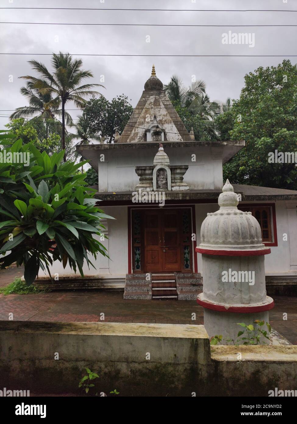 Hindu Temples of Arpora Stock Photo - Alamy