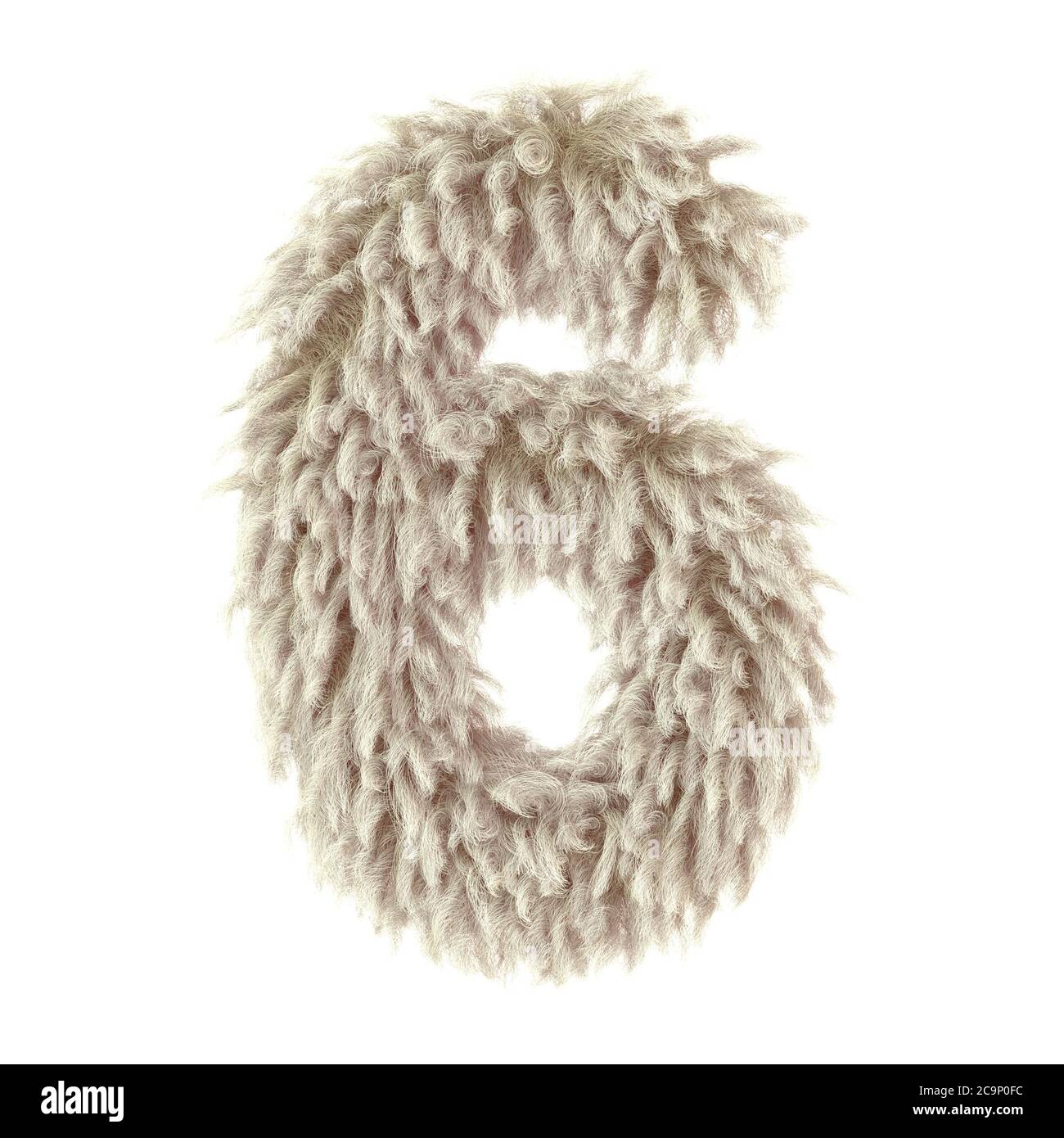 3d wild animal fur number 6 Stock Photo - Alamy