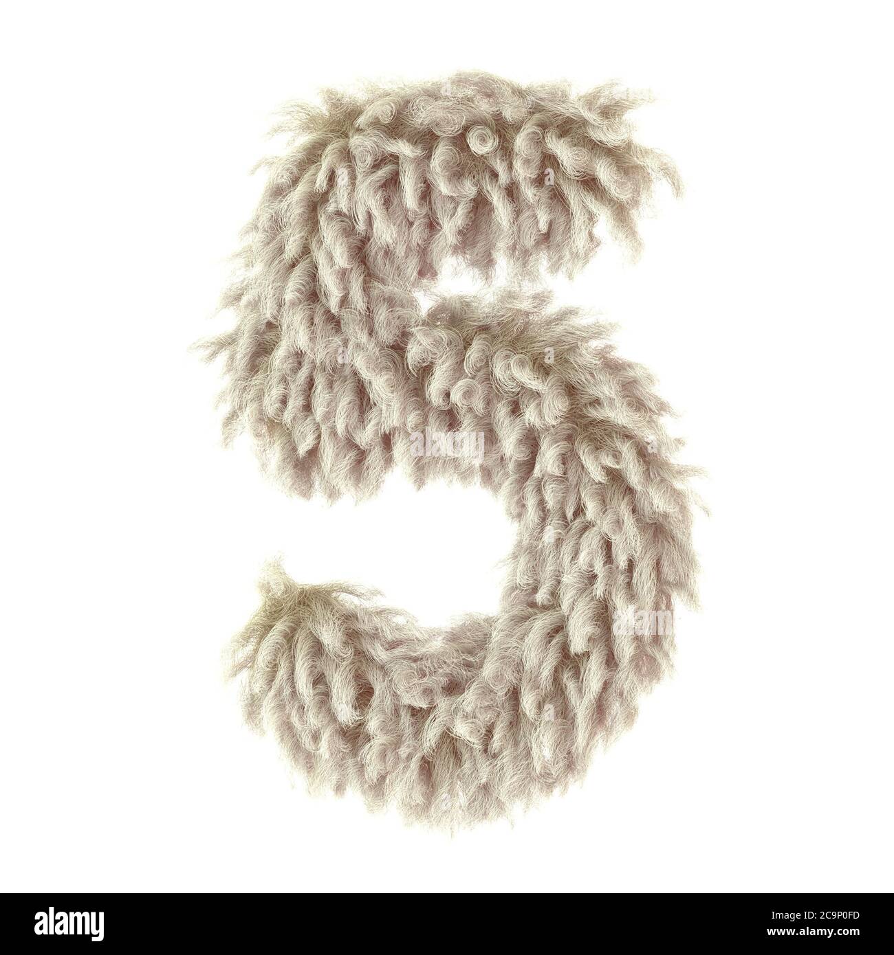 3d wild animal fur number 5 Stock Photo - Alamy