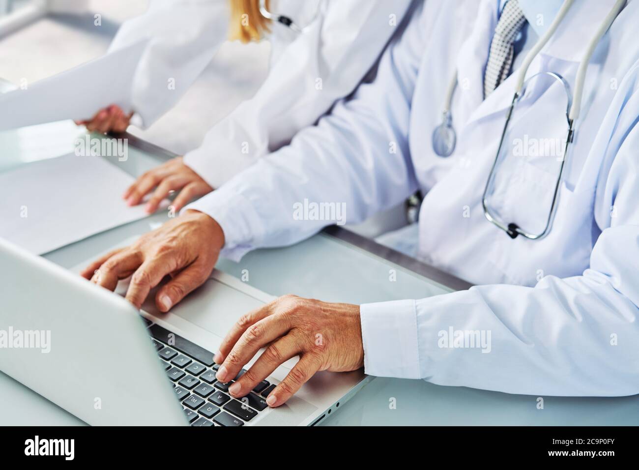 Medical Doctor Team are Discussing Conference for Examining Diagnose ...