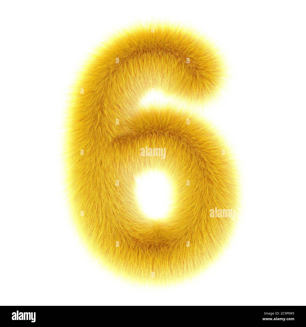 3d style number 6 hi-res stock photography and images - Alamy