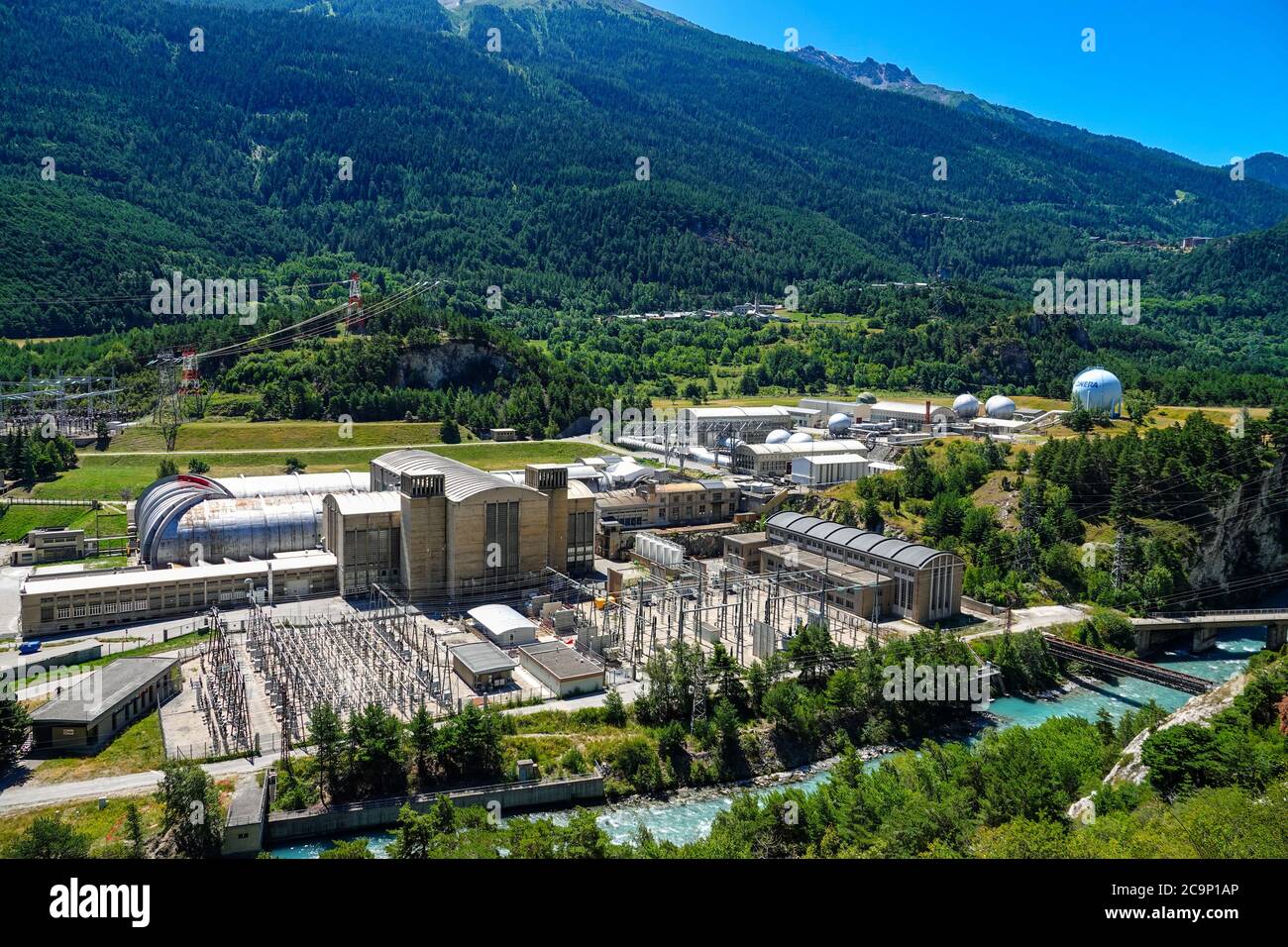 ONERA French aeronautical research centre, wind tunnels, at Avrieux ...