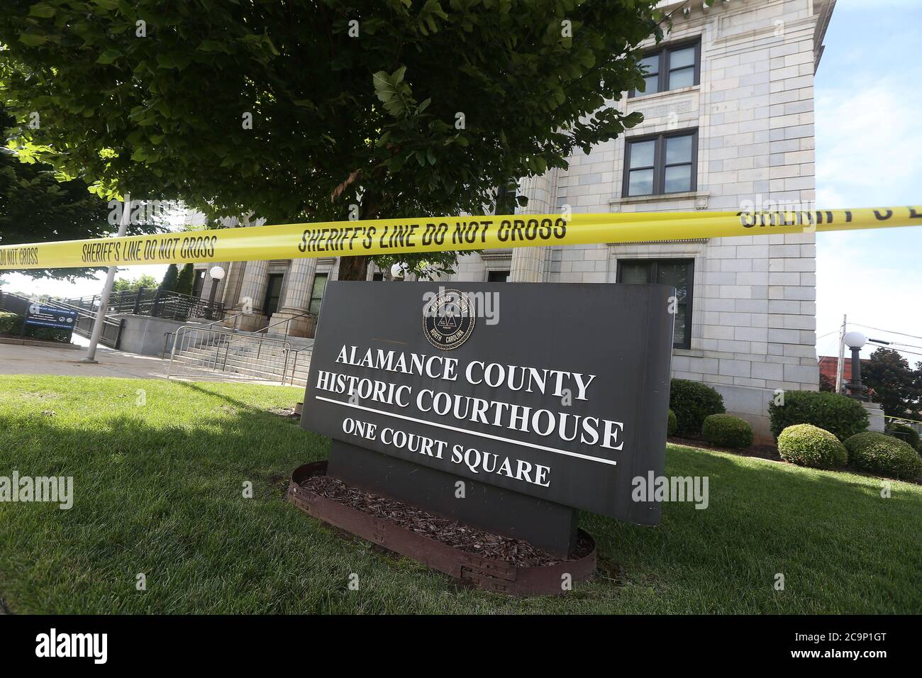 Graham, North Carolina, USA. 1st Aug, 2020. Last weekend, 100 ...