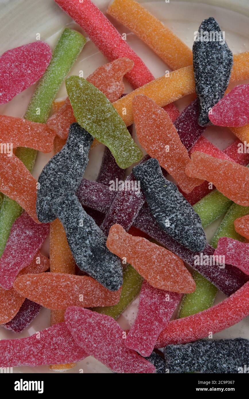 Soft jellies fizzy fish hi-res stock photography and images - Alamy