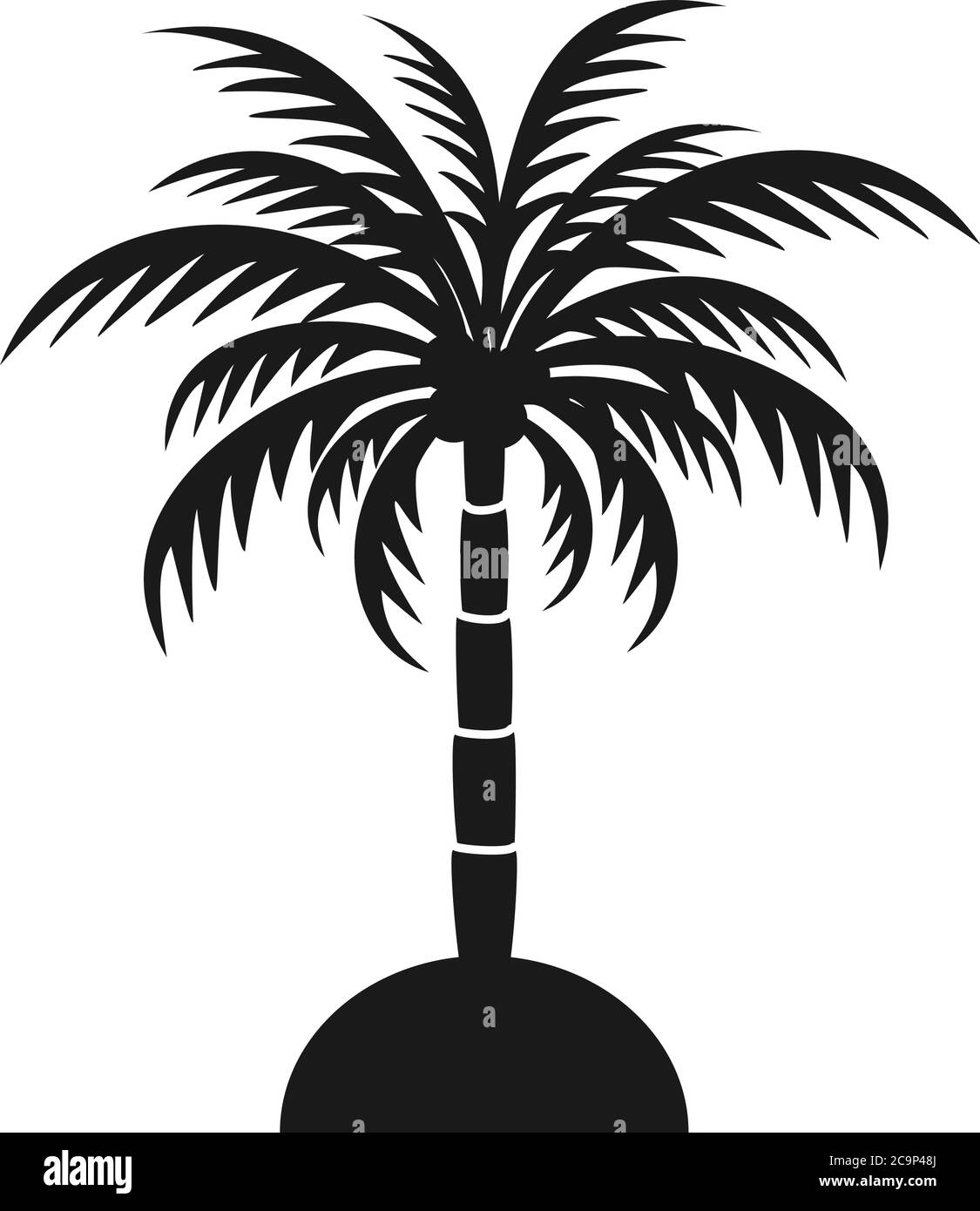 Tourist palm tree Black and White Stock Photos & Images - Alamy