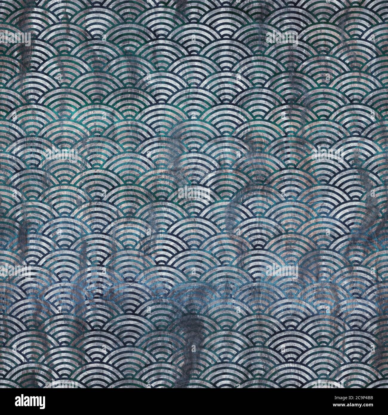 Seamless blue texture grungy repeat pattern swatch Stock Photo - Alamy