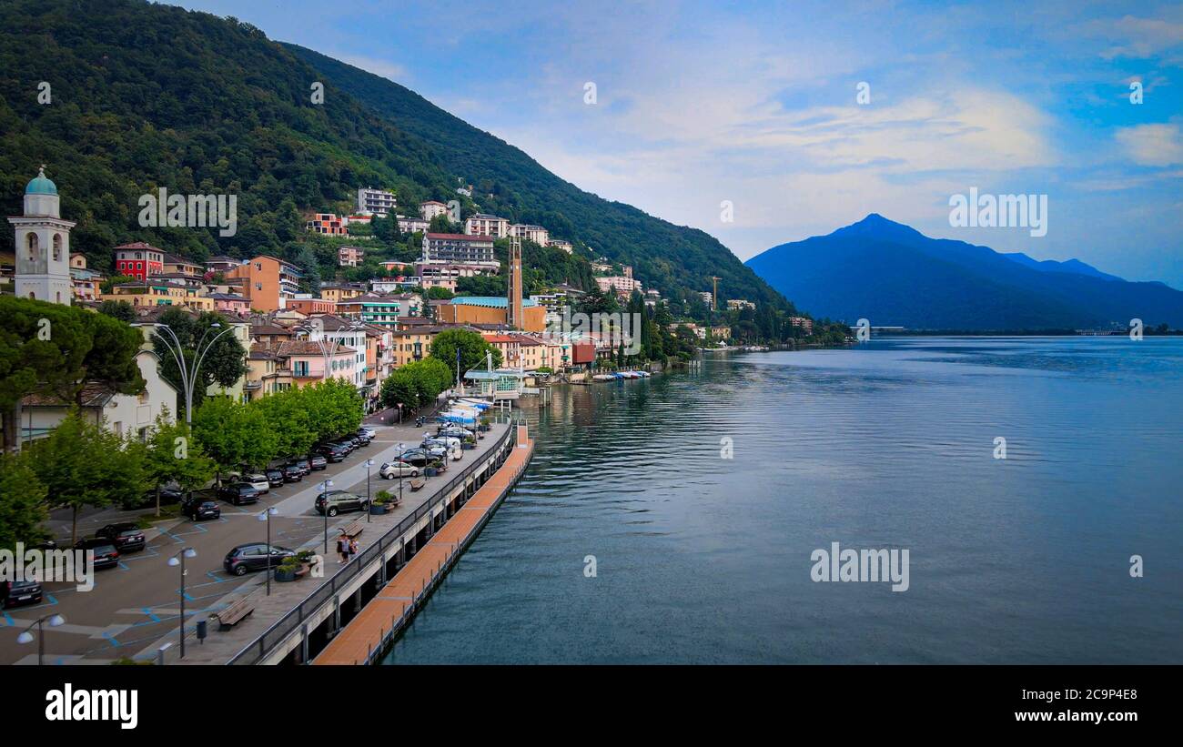 Switzerland lugano city ticino snow hi-res stock photography and images ...