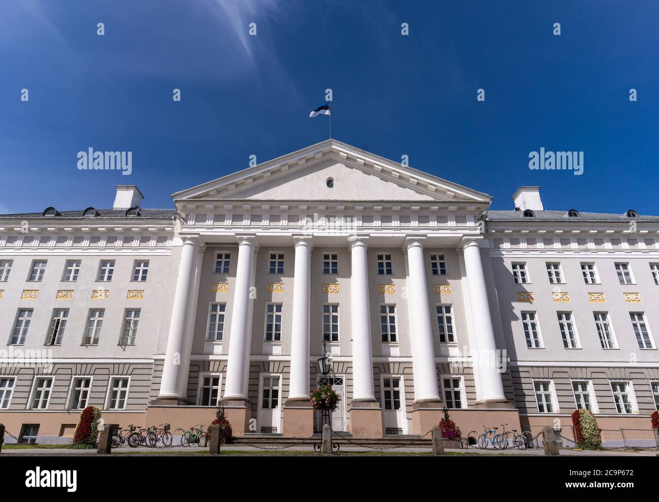 Main academic building of the Tartu University, Estonia's oldest and ...