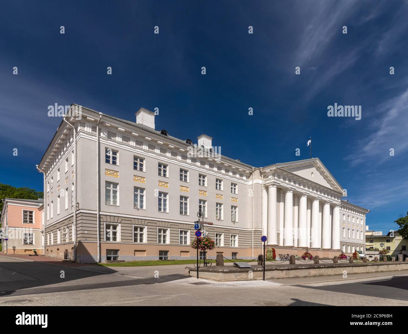 Main academic building of the Tartu University, Estonia's oldest and ...