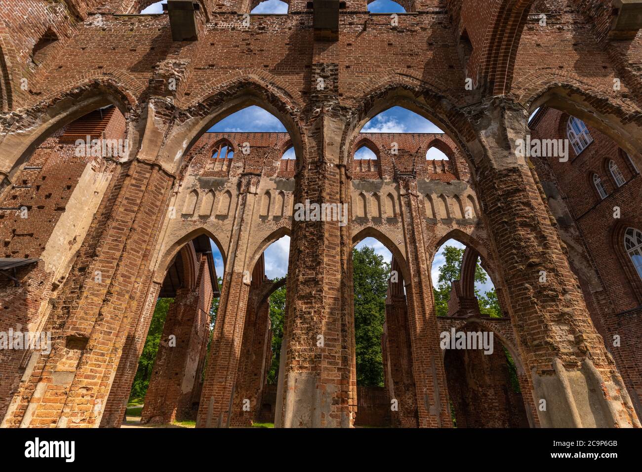 Tartu Cathedral (Dorpat Cathedral), a former Catholic church in Tartu ...