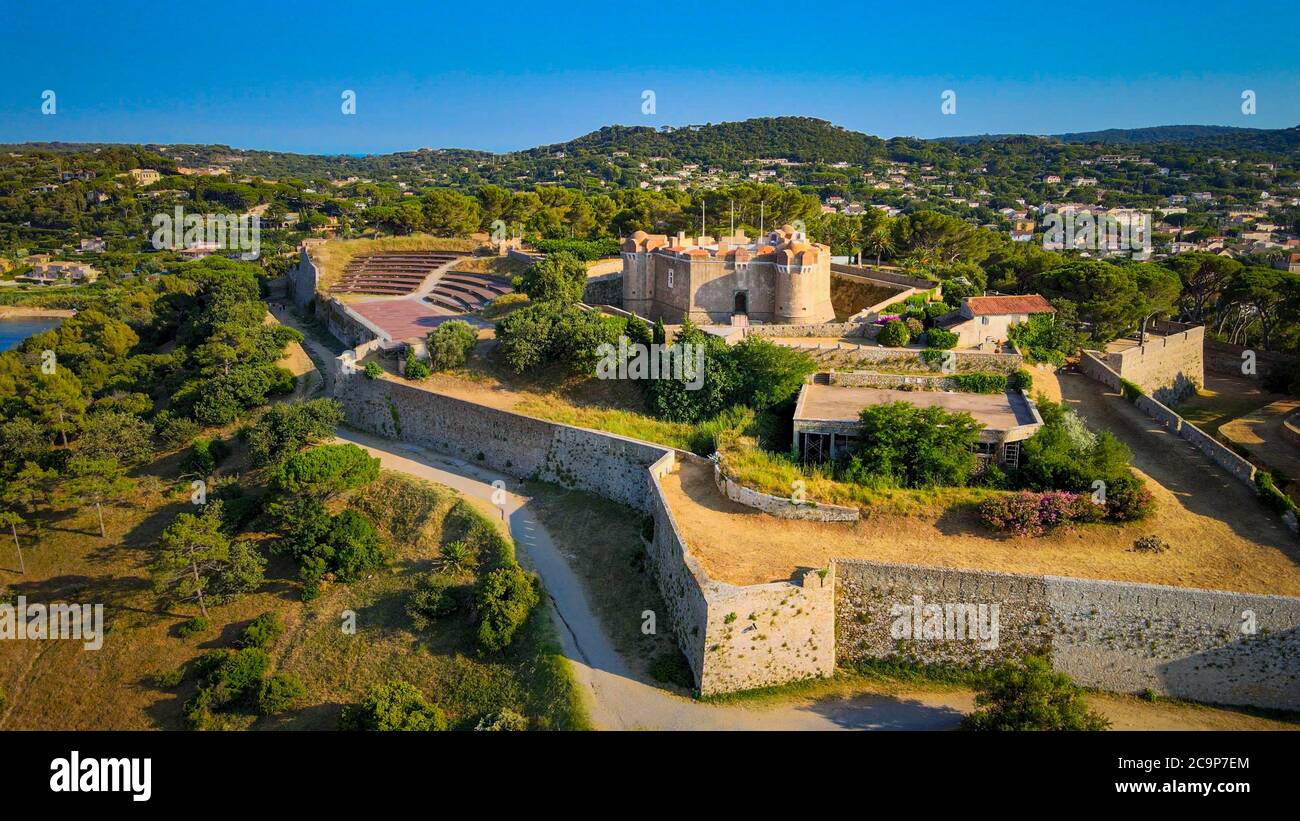 The Fortress of Saint Tropez in France Stock Photo - Alamy