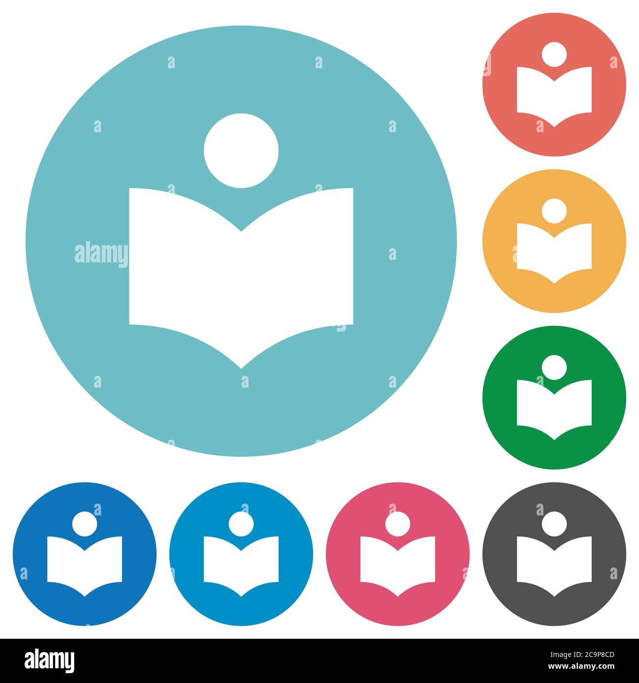 White library Stock Vector Images - Alamy