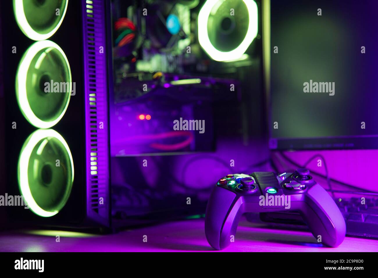 Game controller pc rgb hi-res stock photography and images - Alamy