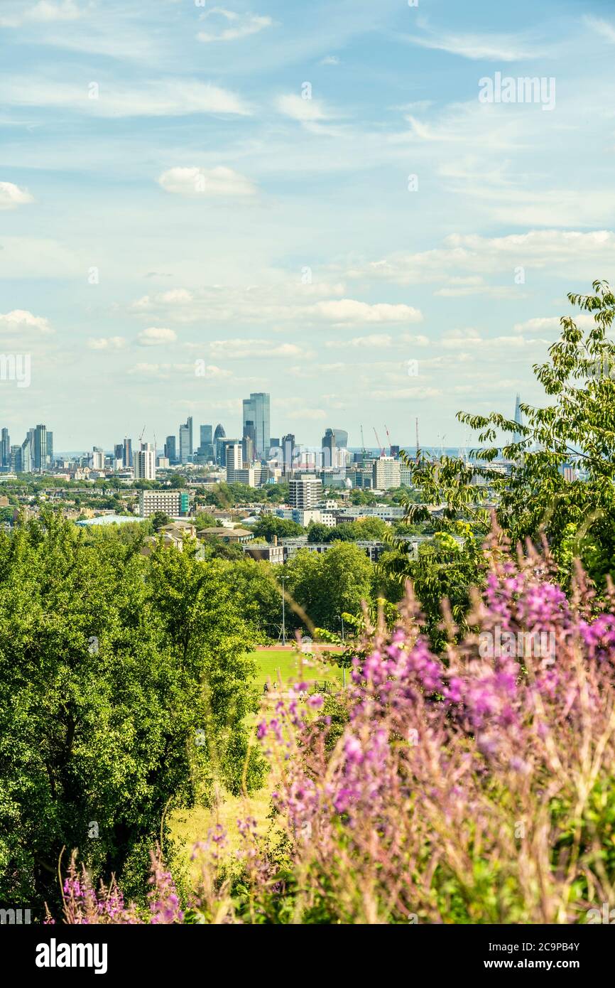 View of london primrose hill spring hi-res stock photography and images ...