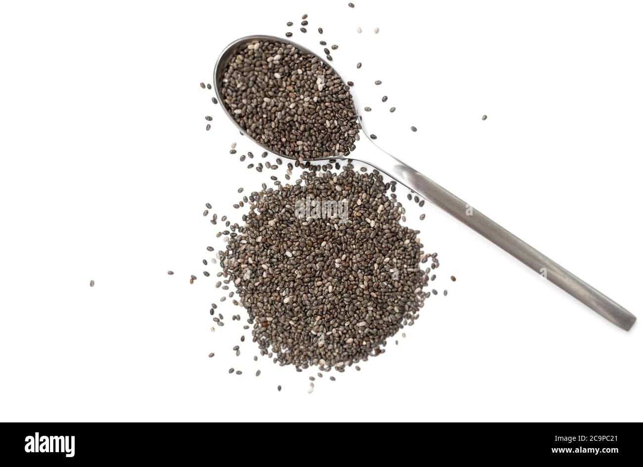 Color and detail of chia seeds hi-res stock photography and images - Alamy