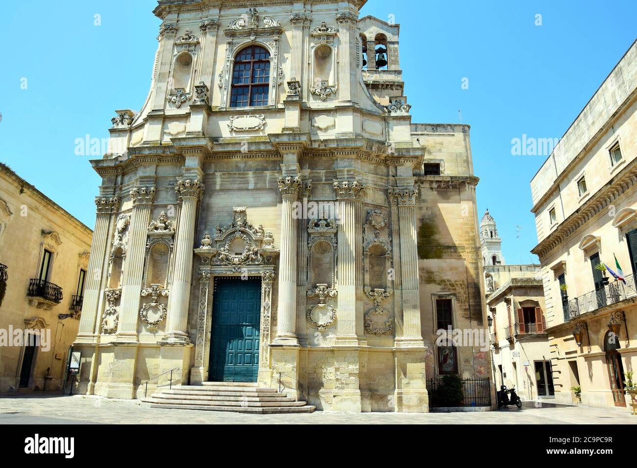 Architectures in Lecce, Italy Stock Photo - Alamy