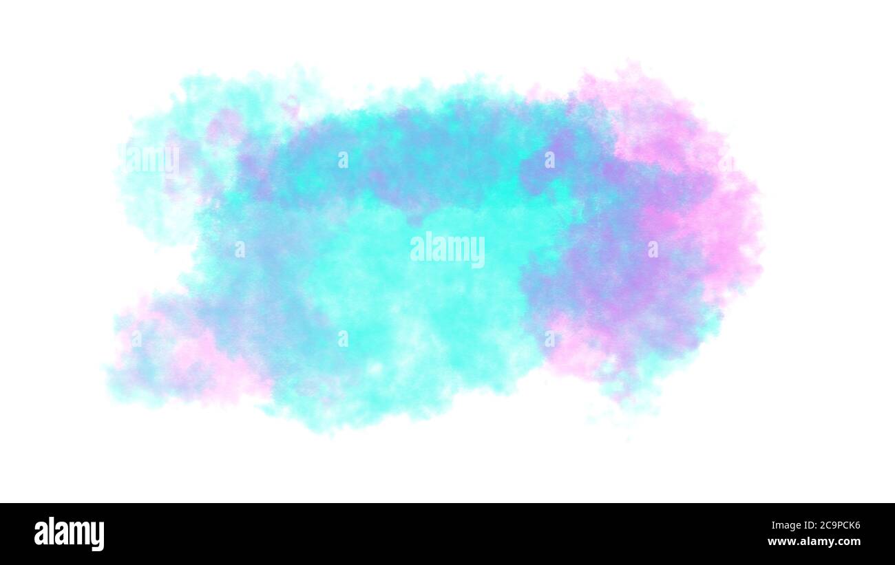 Turquoise and pink background in watercolor effect Stock Photo - Alamy